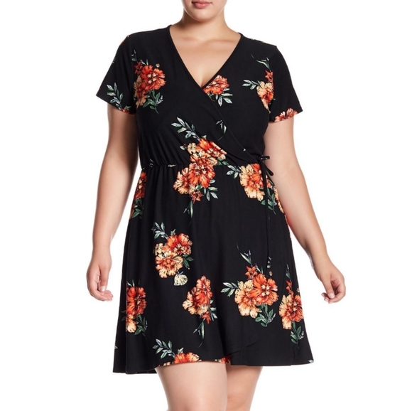 Derek Heart | Dresses | Derek Heart Faux Wrap Dress | Poshmark